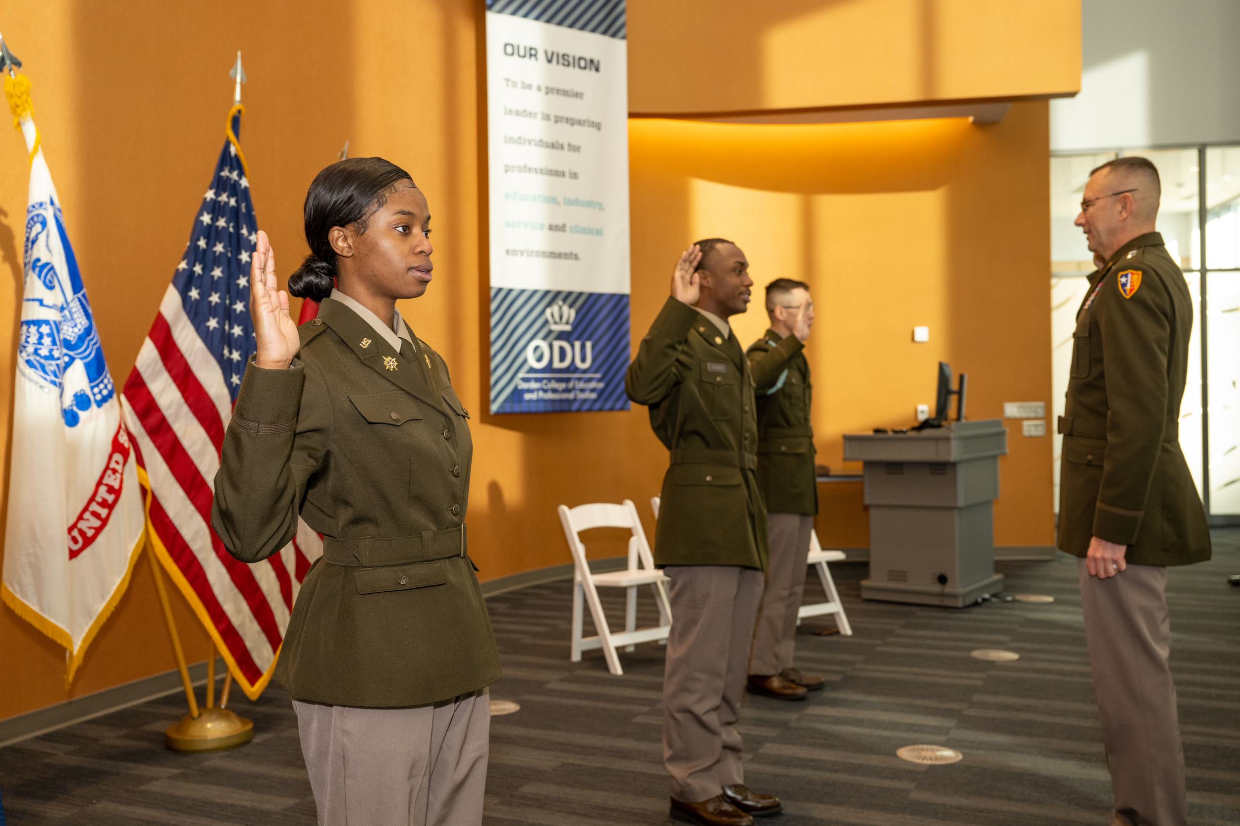 Thirteen ROTC Students Receive Commissions | Old Dominion University